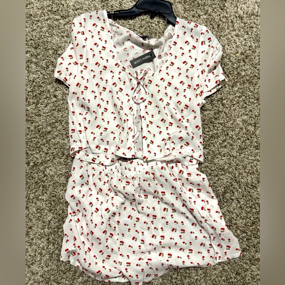New Look | Other | New Look Cherry Print Shorts And Top Set | Poshmark